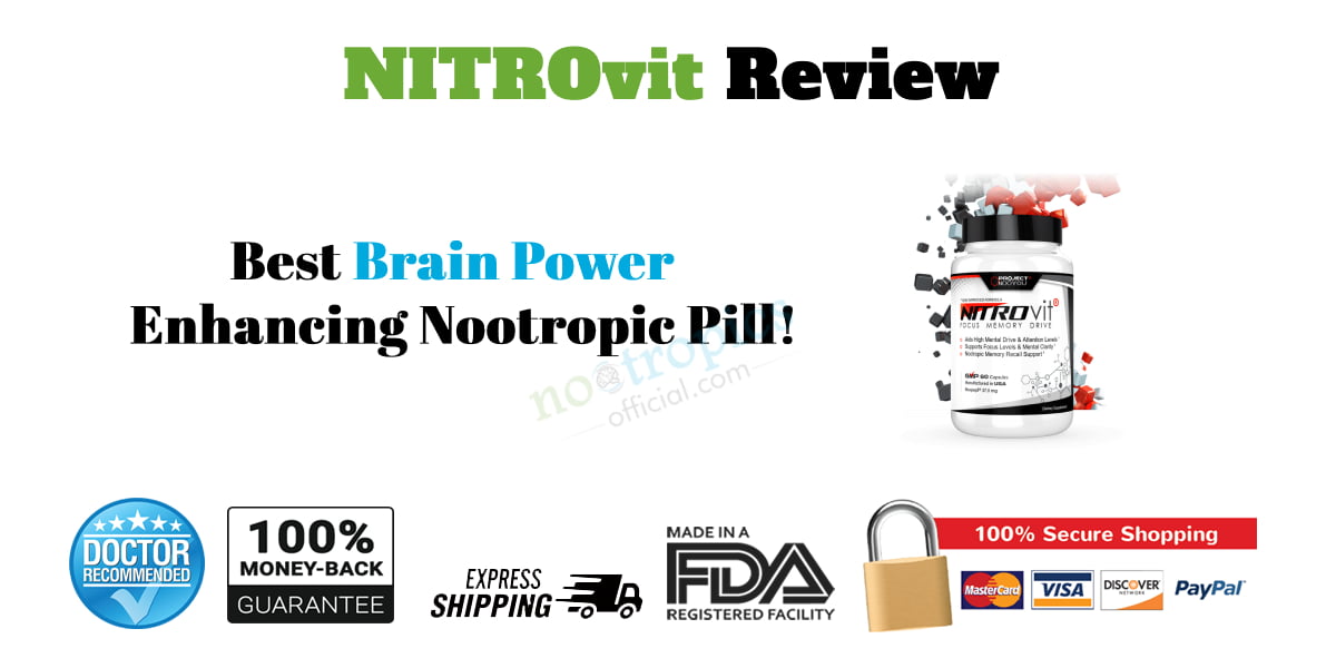 Nitrovit Review: Versatile Blend of 12 Nootropics for Memory!