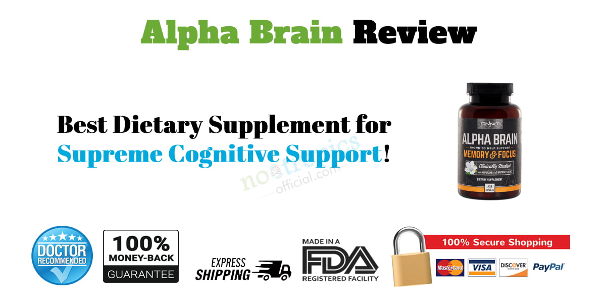 Alpha Brain Review: Earth-Grown Ingredients for Mental Speed!